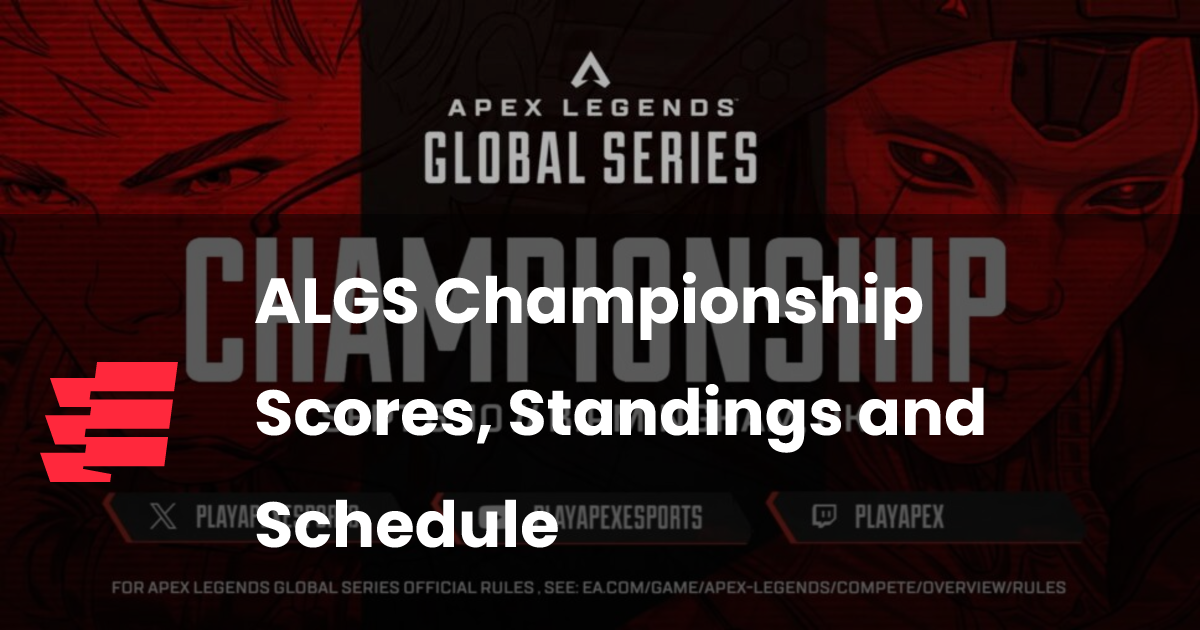 ALGS Championship Scores, Standings and Schedule | esports.gg