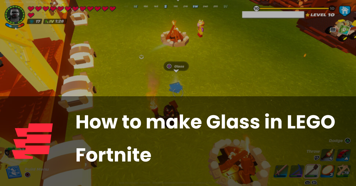 How to make Glass in LEGO Fortnite | esports.gg