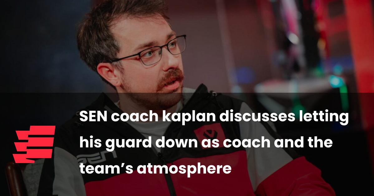 SEN coach kaplan discusses letting his guard down as coach and the team ...